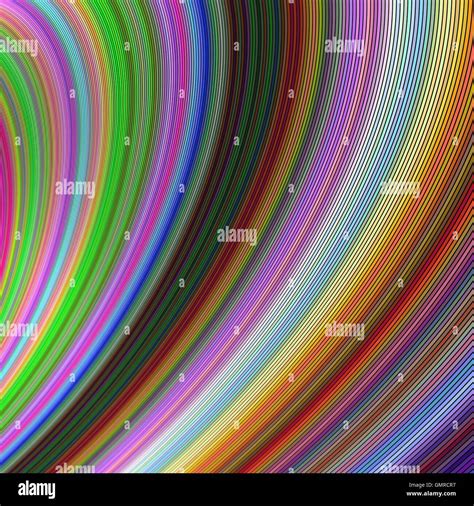 Abstract Colorful Curved Stripe Background Design Stock Vector Image