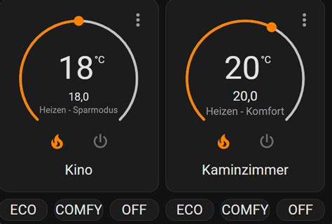 Fritzbox Integration Thermostat Kartekachel Spar Anstatt Comfort