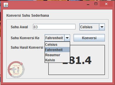 Membuat Program Konversi Suhu Dengan Java Swing Menggunakan NetBeans Tahap Project