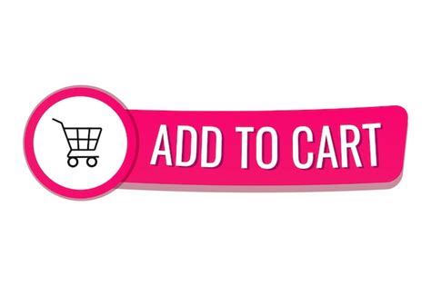 Premium Vector Add To Cart Button For Web Design