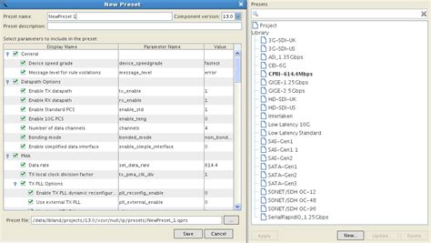 153 Parameter Presets