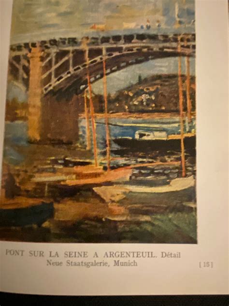 Monet Par Raymond Cogniat Les Miniatures Hypérion Fernand Etsy