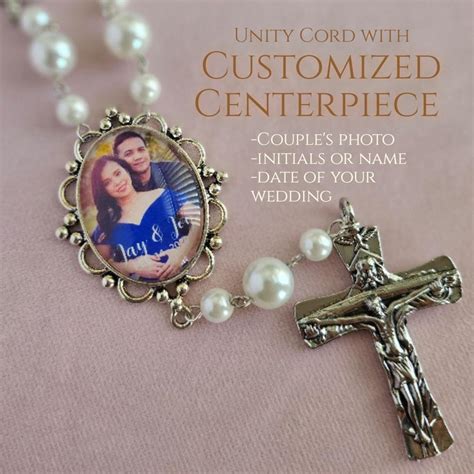 Wedding Unity Cord With Large Oval Customizable Centerpiece For Unity