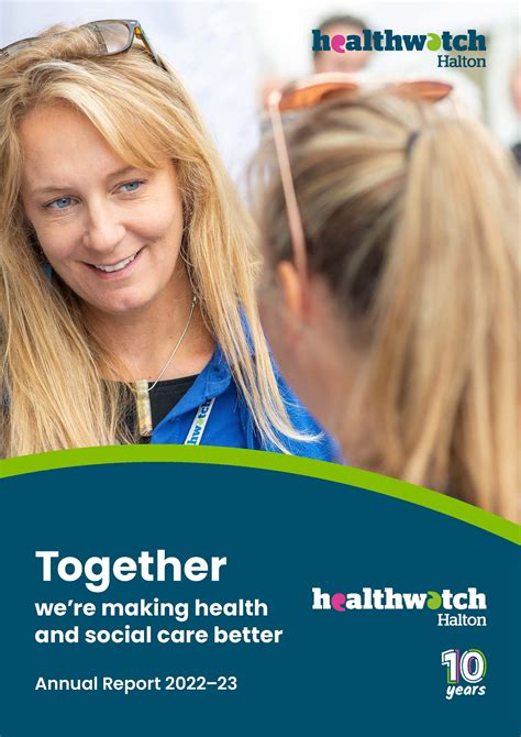 Annual Report 2022 2023 Healthwatch Halton