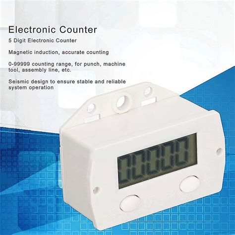 5 Digit Electronic Digital Display Counter Proximity Industrial Magnetic Sensor Switch Punch