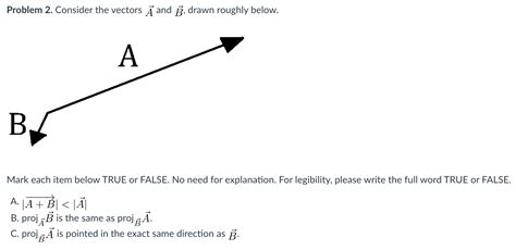 Solved Problem 2 Consider The Vectors A And B Drawn Chegg Com