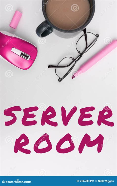 Conceptual Display Server Room Business Overview A Room Used To Store