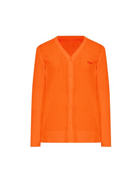 크로커다일레이디 24ss 컬러풀 브이넥 풀오픈 가디건 스웨터cldssw203