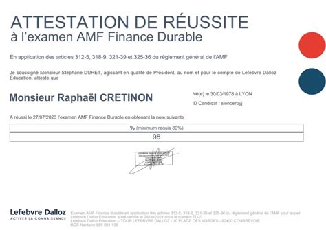 Raphael Cretinon Sur Linkedin Amf Esg Isr Examen 14 Commentaires