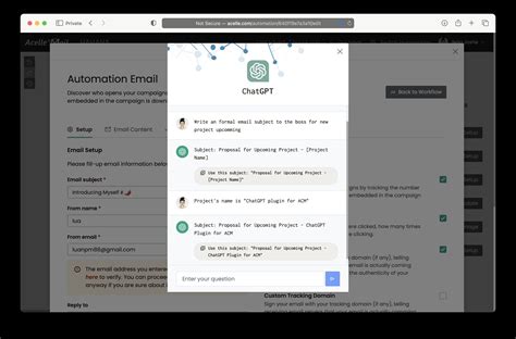 openai chatgpt plugin for acelle by rencontru codester