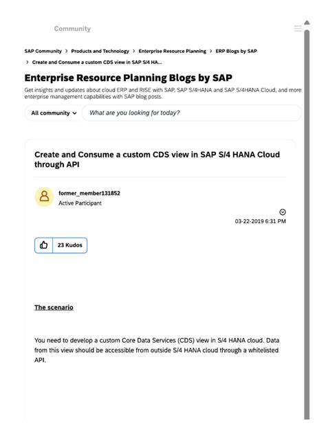 Create Cds View And Consume Pdf