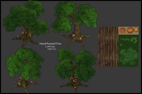 Several Different Types Of Trees In The Game Several Different Types Of Trees In The Game