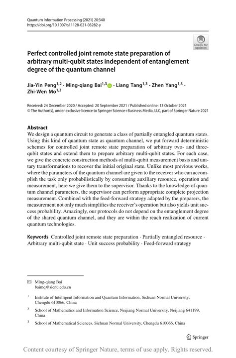Perfect Controlled Joint Remote State Preparation Of Arbitrary Multi