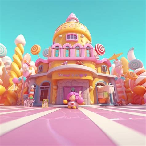 Premium Ai Image 3d Rendering Of Mini Playground