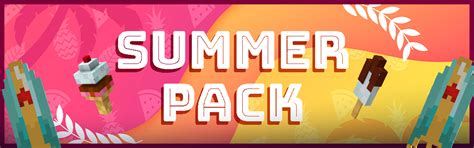 ⛵ Summer Cosmetic Pack ⛵ On Polymart Minecraft Resource Packs