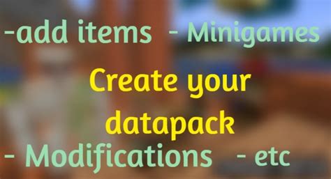 Create A Customized Minecraft Datapack For You By Novaservicesmc Fiverr
