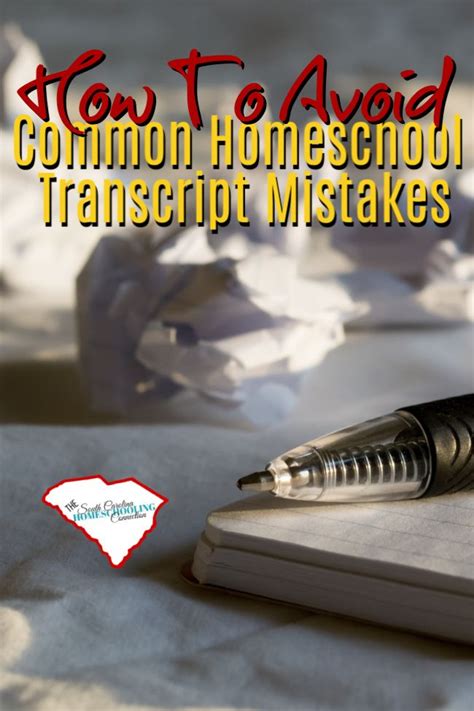 Avoid Common Homeschool Transcript Mistakes