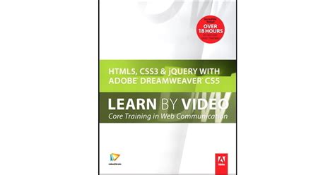 Whats New In Html5 Html5 Css3 And Jquery With Adobe Dreamweaver Cs55 Learn By Video Video