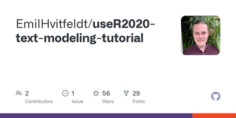 GitHub EmilHvitfeldt UseR Text Modeling Tutorial