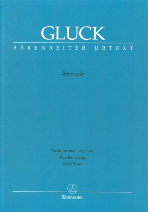 Armide Armida Von Christoph Willibald Gluck Im Stretta Noten Shop Kaufen