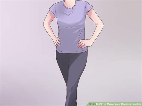 Ways To Make Your Breasts Smaller WikiHow