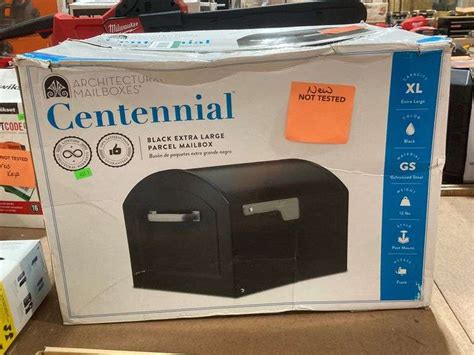 Architectural Mailboxes Black Extra Large Parcel Mailbox Metzger