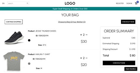 Lama Dev React E Commerce App Design Tutorial React Shopping Cart Ui Design Codesandbox