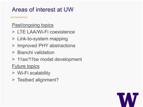 Uw Funlab Ns3 Based Wifi Network Performance Evaluation Ppt