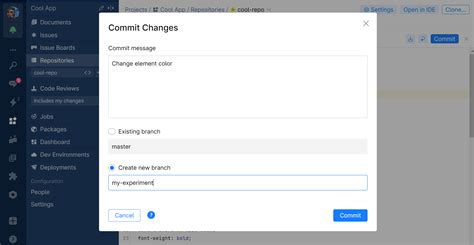 ファイルを編集する Jetbrains Space ドキュメント