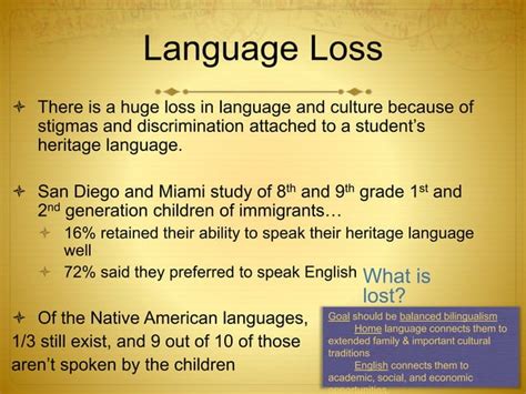 language development language diversity and immigrant education ppt