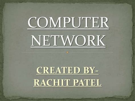 Ppt On Computer Network And Its Types Pptx Computer Networking