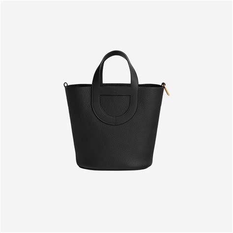 에르메스 인 더 루프 23 백 클레망스 스위프트 and 골드 하드웨어 누아 hermes kream
