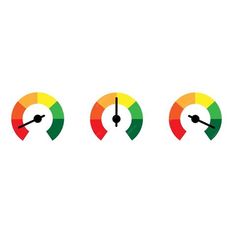 Premium Vector Speedometer Icons Set