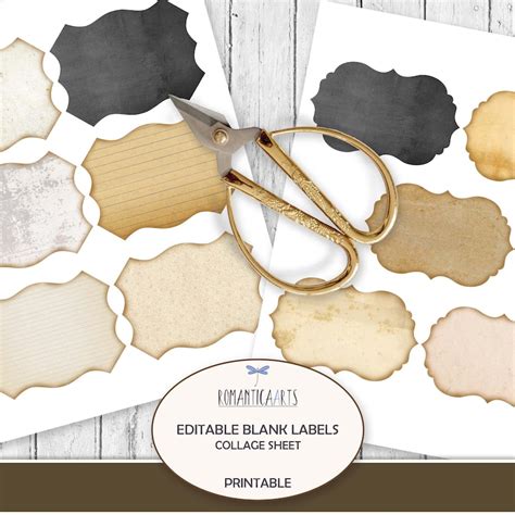 Editable Pdf Labels Etsy