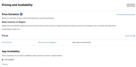 Manage Availability For Your App On The App Store Manage Your Apps