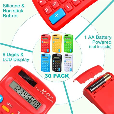 Chumia 50 Pieces Pocket Calculator Bulk Basic Nepal Ubuy