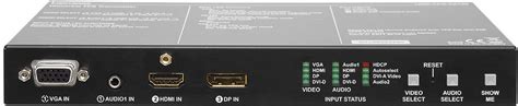 Lightware UMX HDMI Plus HDMI DVI DisplayPort VGA To HDMI Multi Format Presentation Switcher