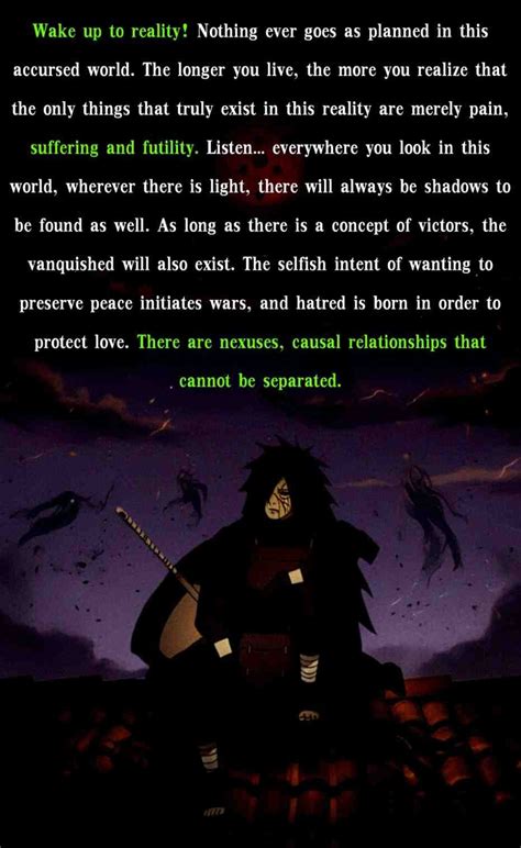 Madara Uchihas Wake Up To Reality” The Quote That Shook Anime And