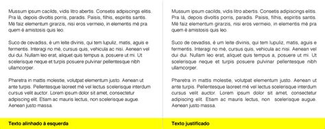 Justificar texto na web boa ou má prática ThiagoNasc com