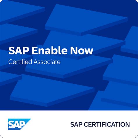 Sap Certified Associate Sap Enable Now Credly