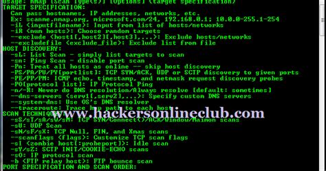 Nmap Network Mapping Cheat Sheet Hackers Online Club Hoc