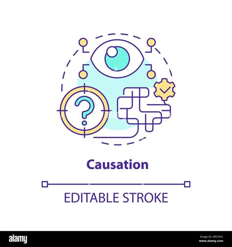 Causation Concept Icon Stock Vector Image And Art Alamy