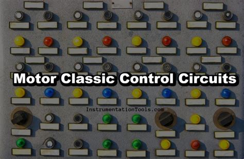 Motor Classic Control Circuits Using Single Push Button