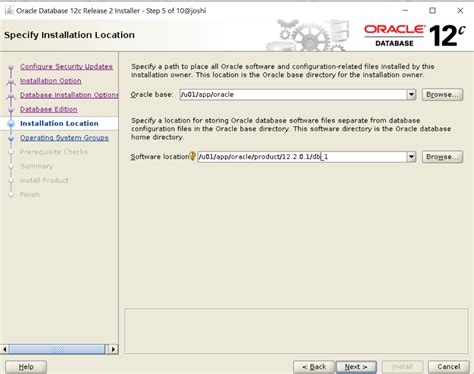 Nabhesh Joshi Oracledba Oracle Database 12c Release 2 122 Installation On Oracle Linux 7