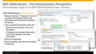 Sap Hana Studio Overview PDF