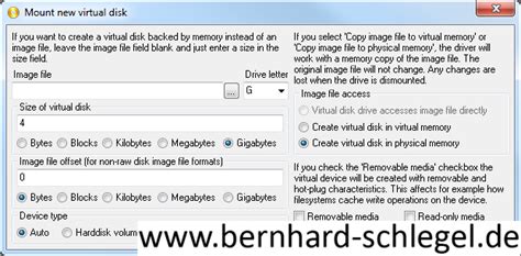 How To Create A Partition Disk Harddrive In RAM Windows Bernhard Schlegel De Bernhard