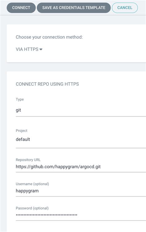 Argocd Repositories 설정하기