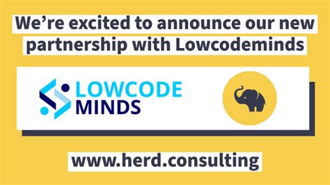 new herd consulting x lowcodeminds collaboration herd consulting