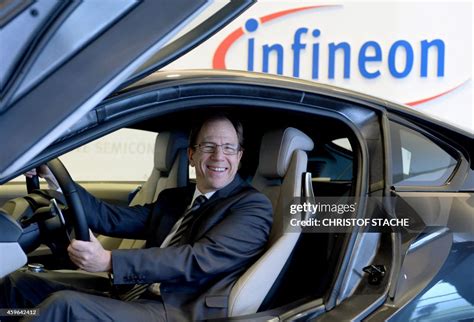 Reinhard Ploss Ceo Of German Semiconductors Giant Infineon Poses In