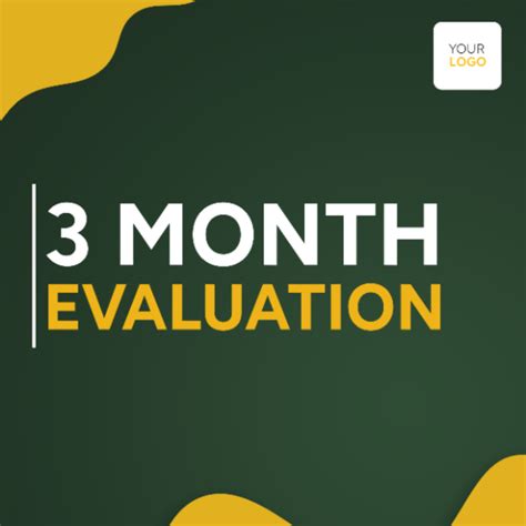 Free 3 Month Evaluation Template To Edit Online